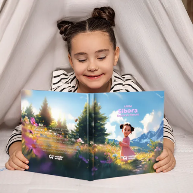 Little Girl Explores Nature - Wonder Wraps