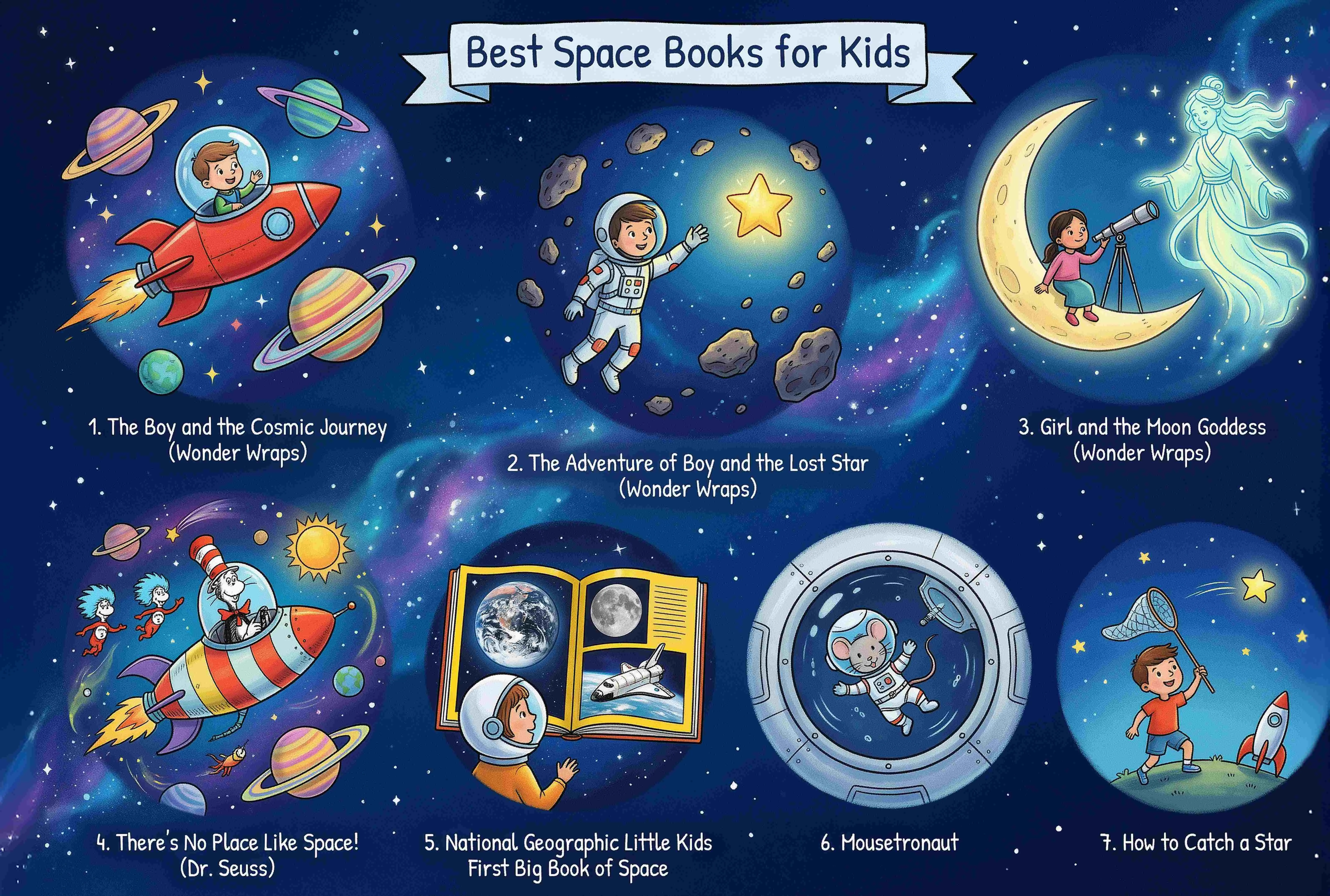 Space Books for Kids That Spark Curiosity - Wonder Wraps
